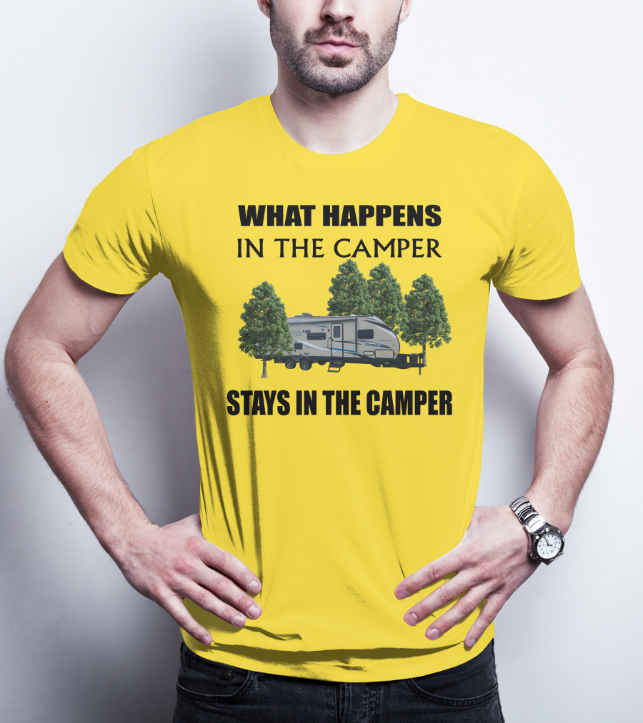 What Happens In The Camper Stays In The Camper Coachman 184 BHS T-Shirt