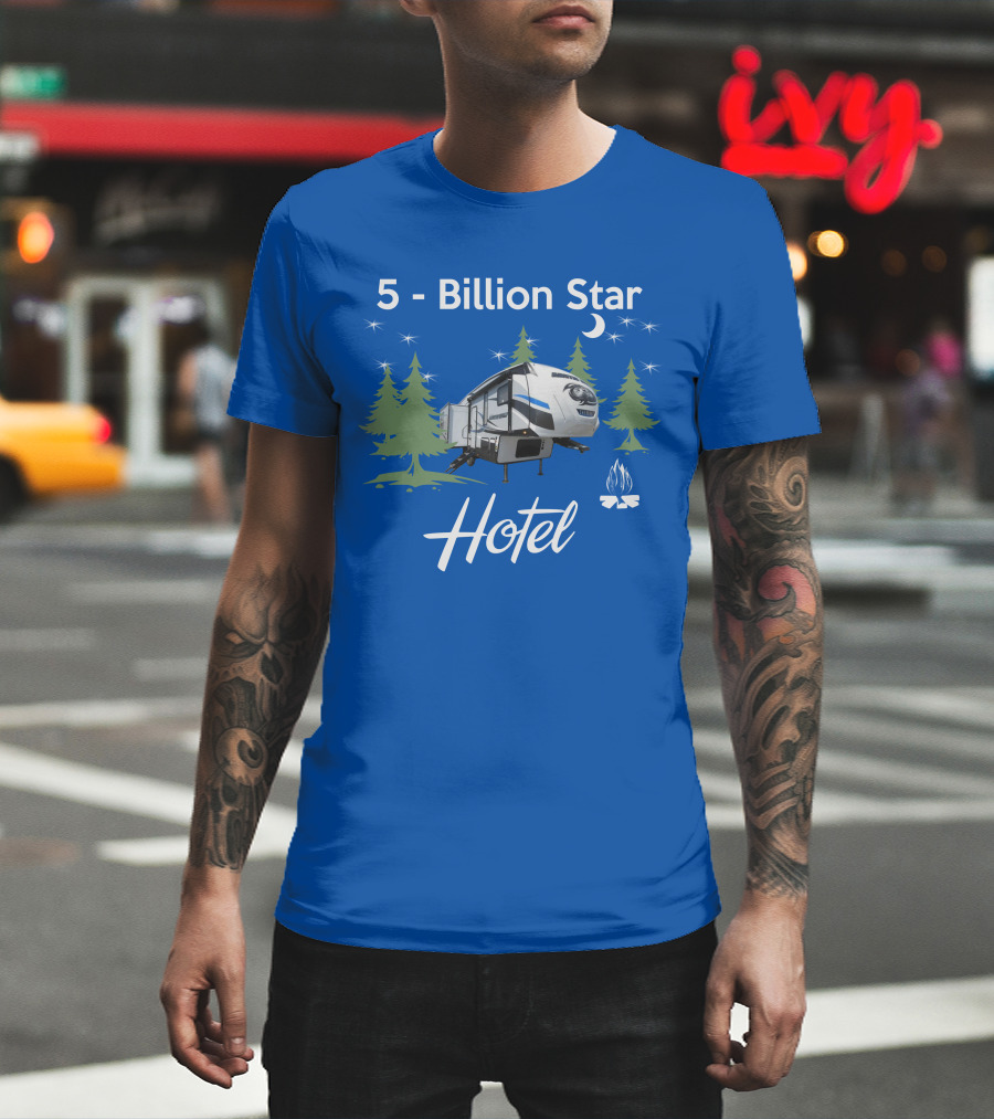5 Billion Star Hotel Forest River Arctic Wolf 285DRL Campground Adventure T-Shirt