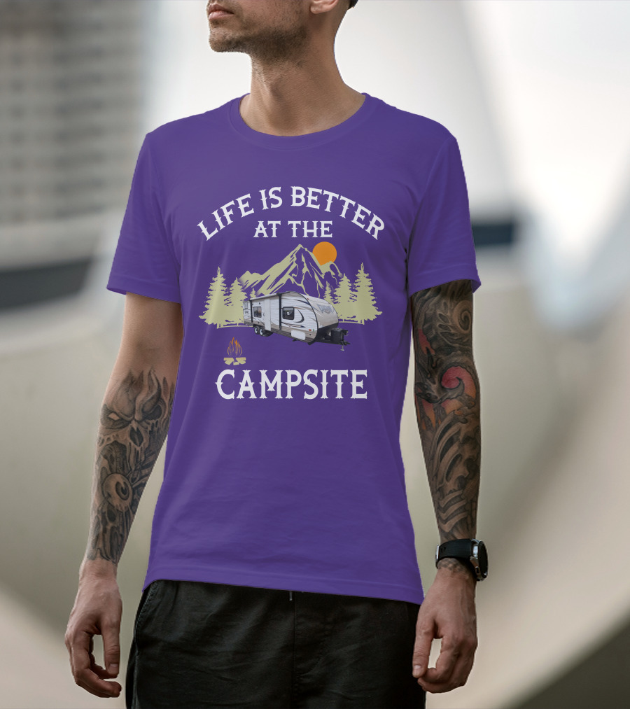 Life Is Better At The Campsite Forest River Wildwood X Lite 261BHXL T-Shirt