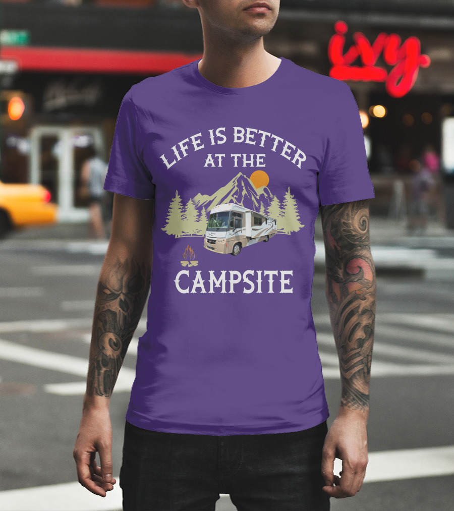 Life Is Better At The Campsite Winnebago RV Owners Group T-Shirt