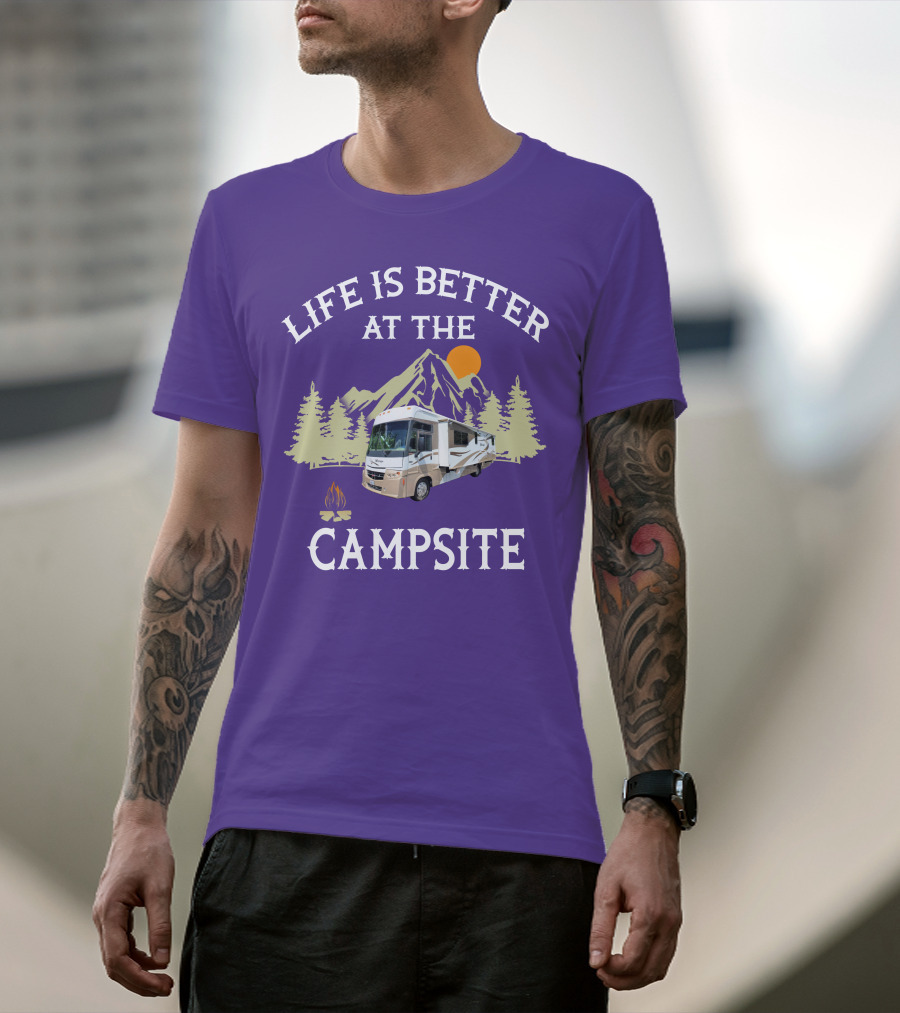 Life Is Better At The Campsite Winnebago RV Owners Group T-Shirt