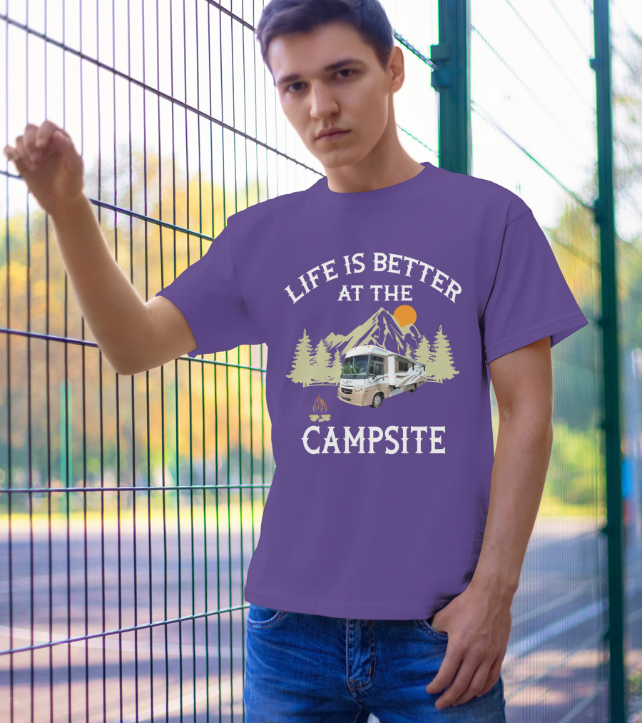 Life Is Better At The Campsite Winnebago RV Owners Group T-Shirt