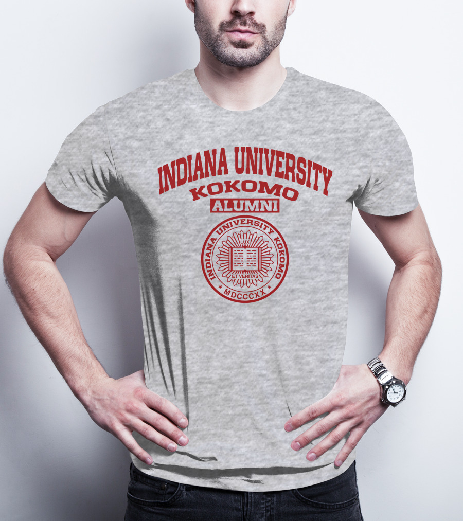 Indiana University Kokomo Alumni Seal Logo MDCCCXX T-Shirt