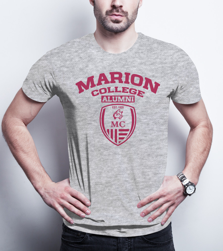 Marion College Alumni Est. 1920 MC Shield T-Shirt