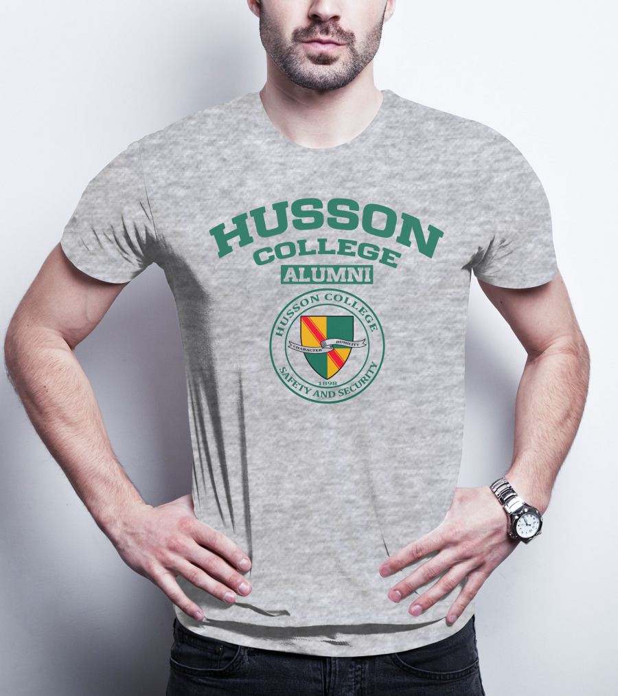 Husson College Alumni Safety And Security 1898 Character Humility T-Shirt