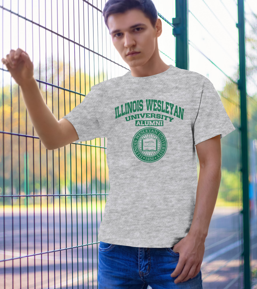 Illinois Wesleyan University Alumni Scientia Et Sapientia Seal 1850 T-Shirt