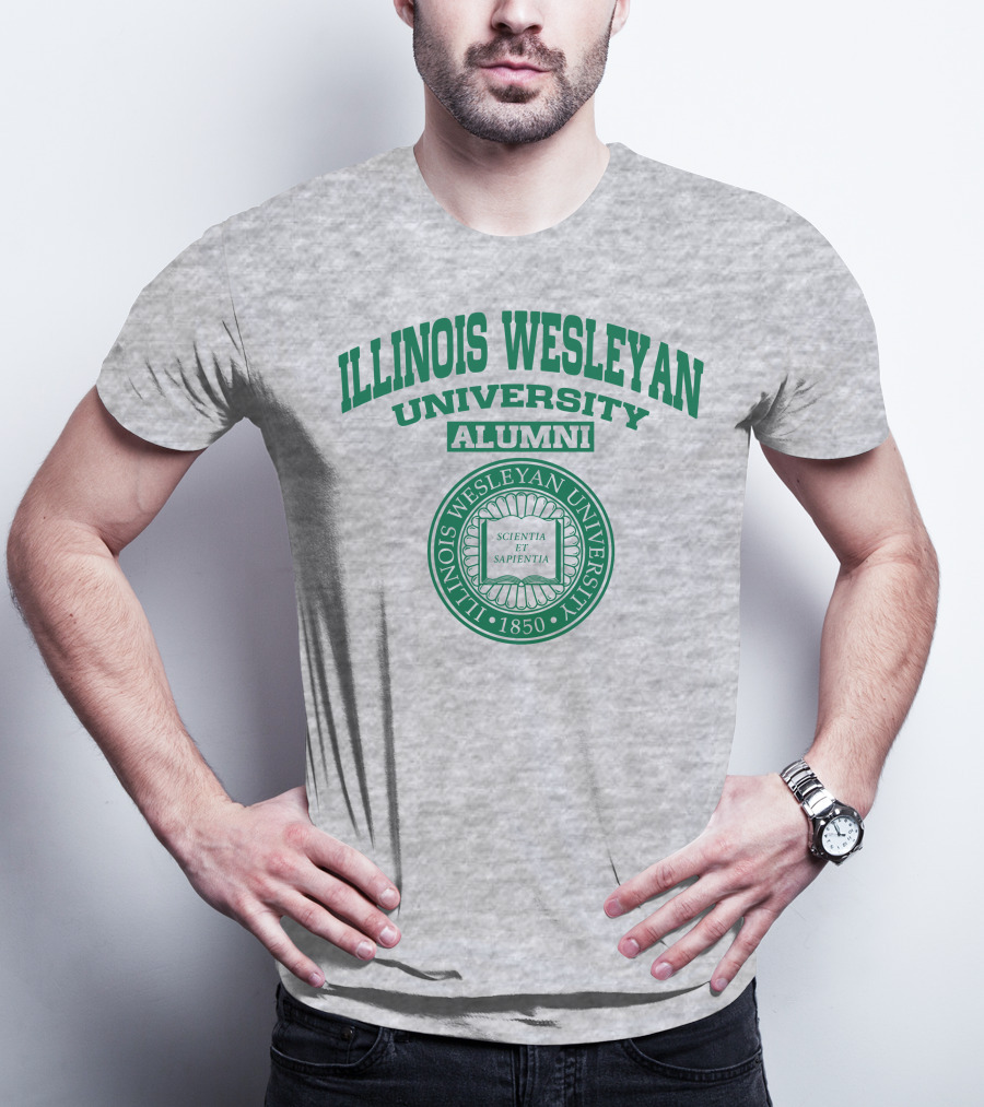 Illinois Wesleyan University Alumni Scientia Et Sapientia Seal 1850 T-Shirt
