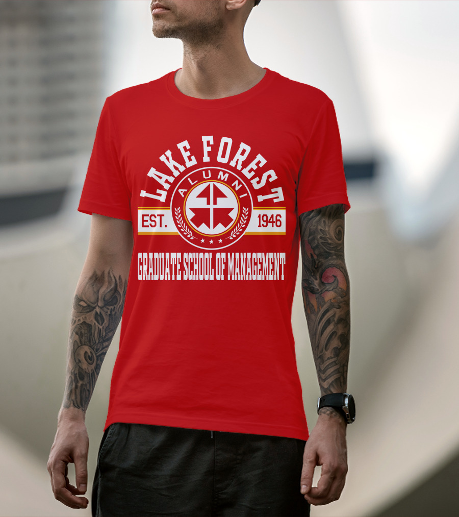 Lake Forest Alumni Est. 1946 Graduate School Of Management T-Shirt