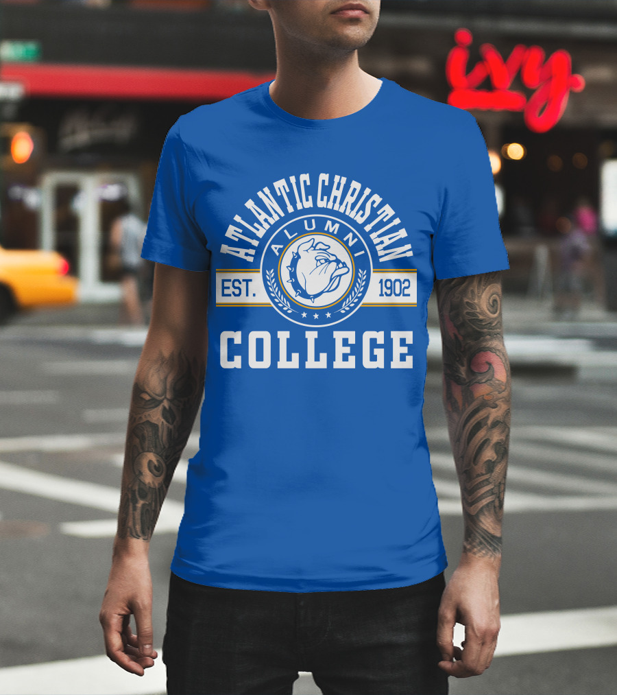 Atlantic Christian College Alumni Bulldog Est. 1902 T-Shirt
