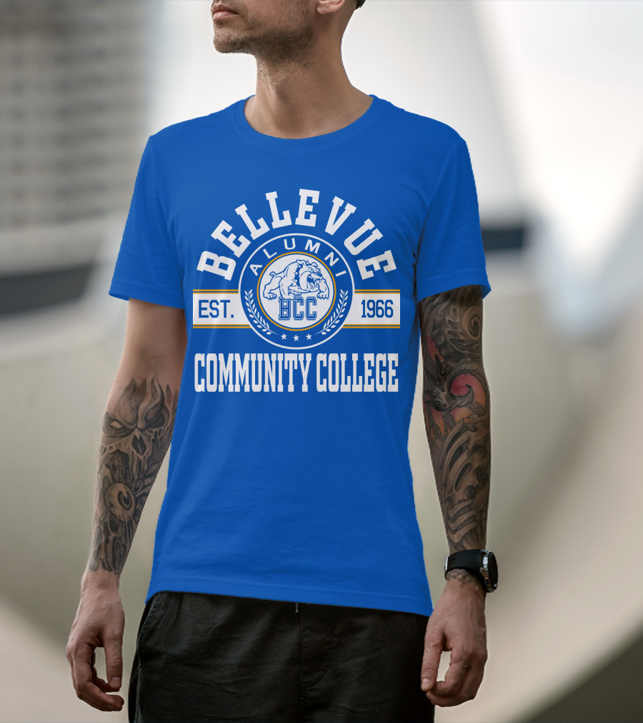Bellevue Community College Alumni Est. 1966 BCC Bulldog T-Shirt