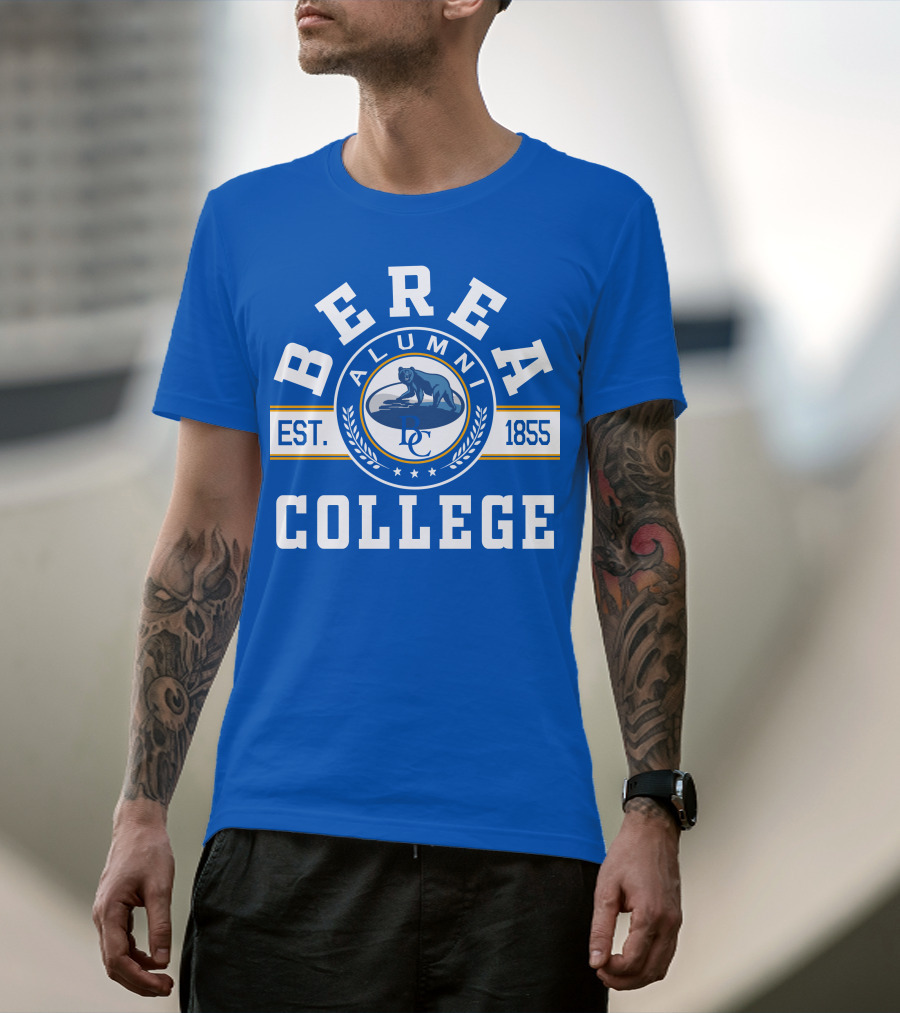 Berea College Alumni Est. 1855 Bear T-Shirt