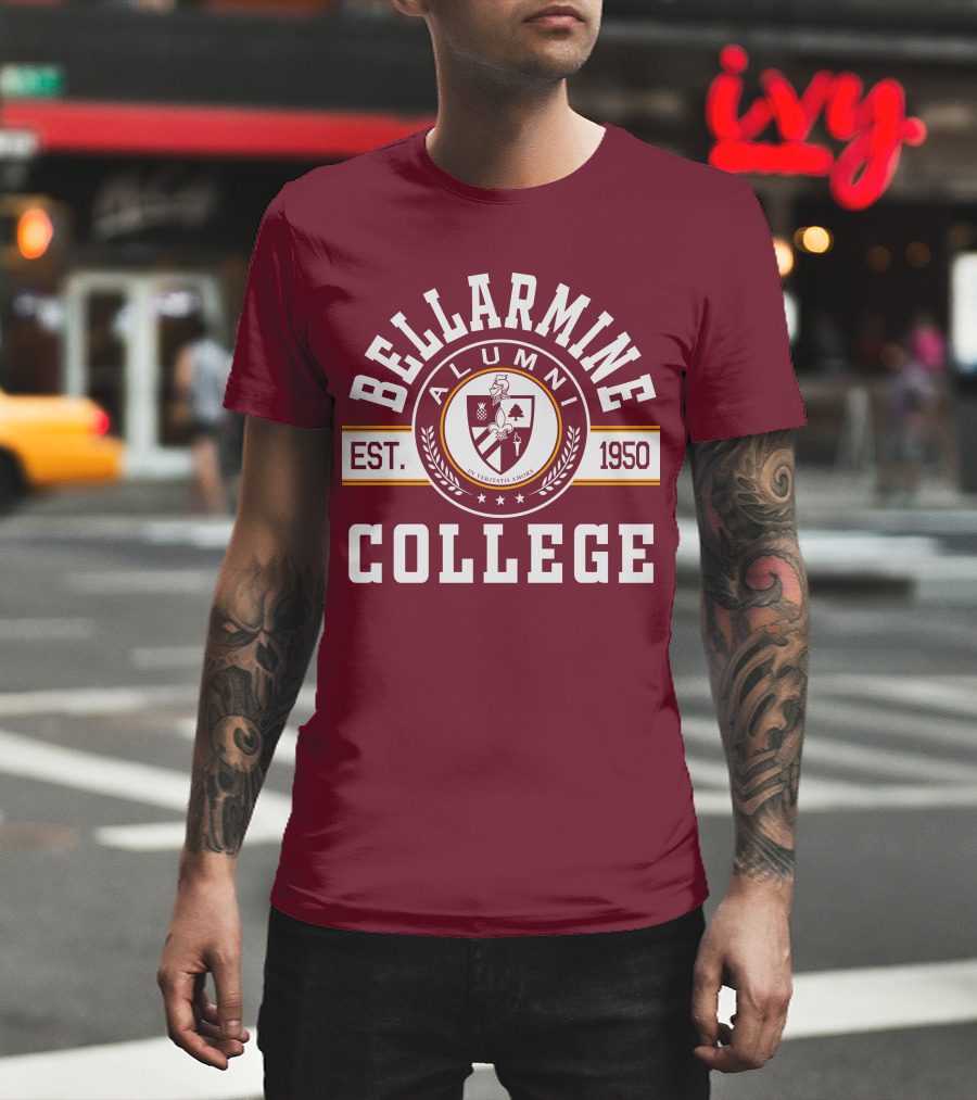 Bellarmine Alumni College Est. 1950 Crest T-Shirt