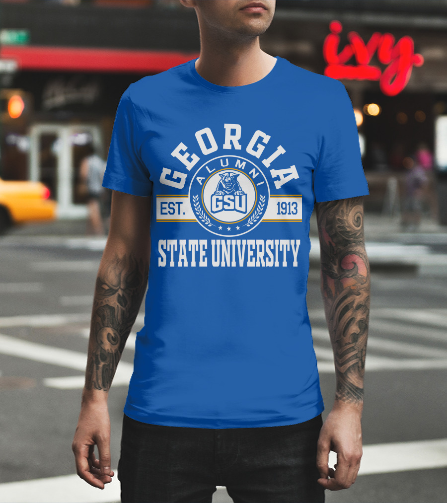 Georgia State University Alumni GSU Panther Est. 1913 T-Shirt