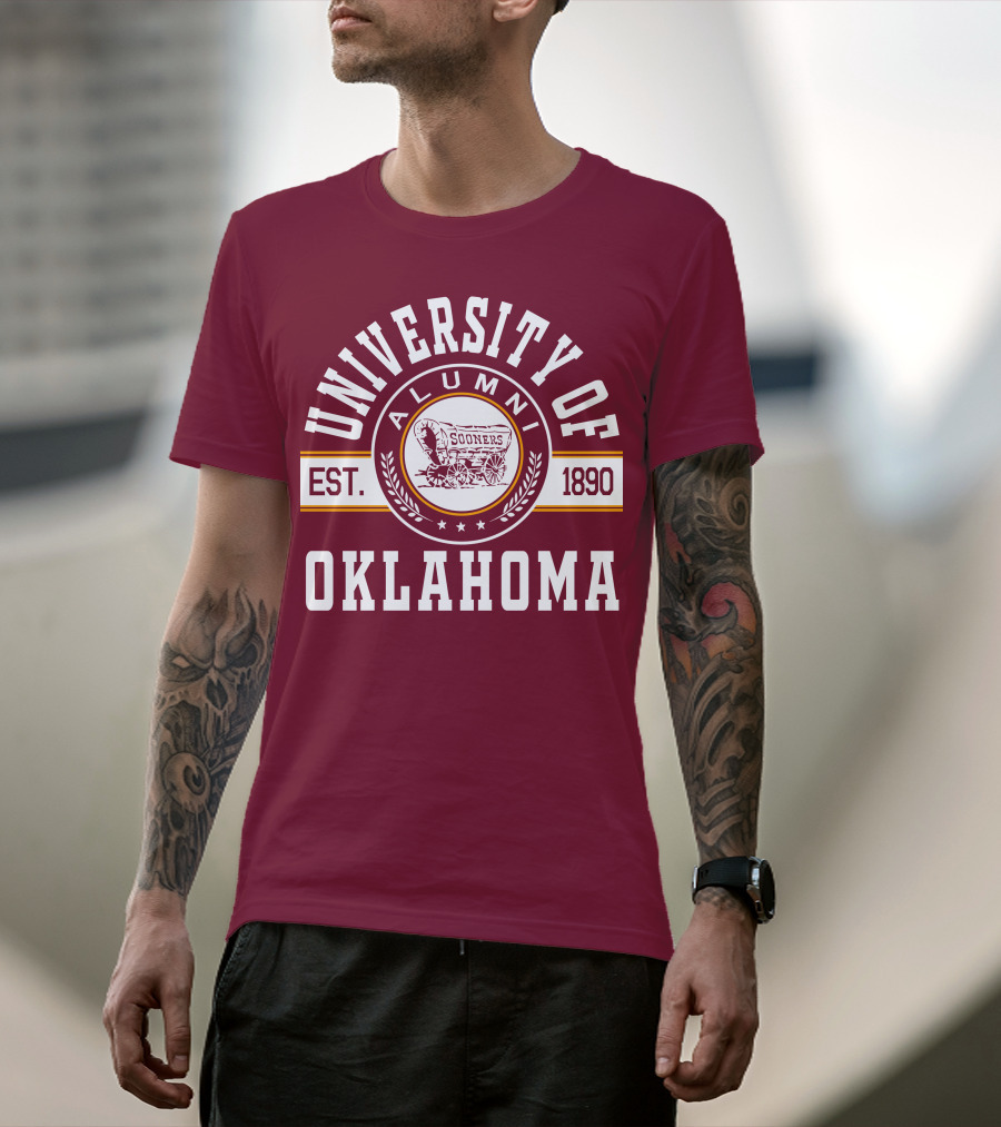 University Of Oklahoma Alumni Sooners Est. 1890 T-Shirt