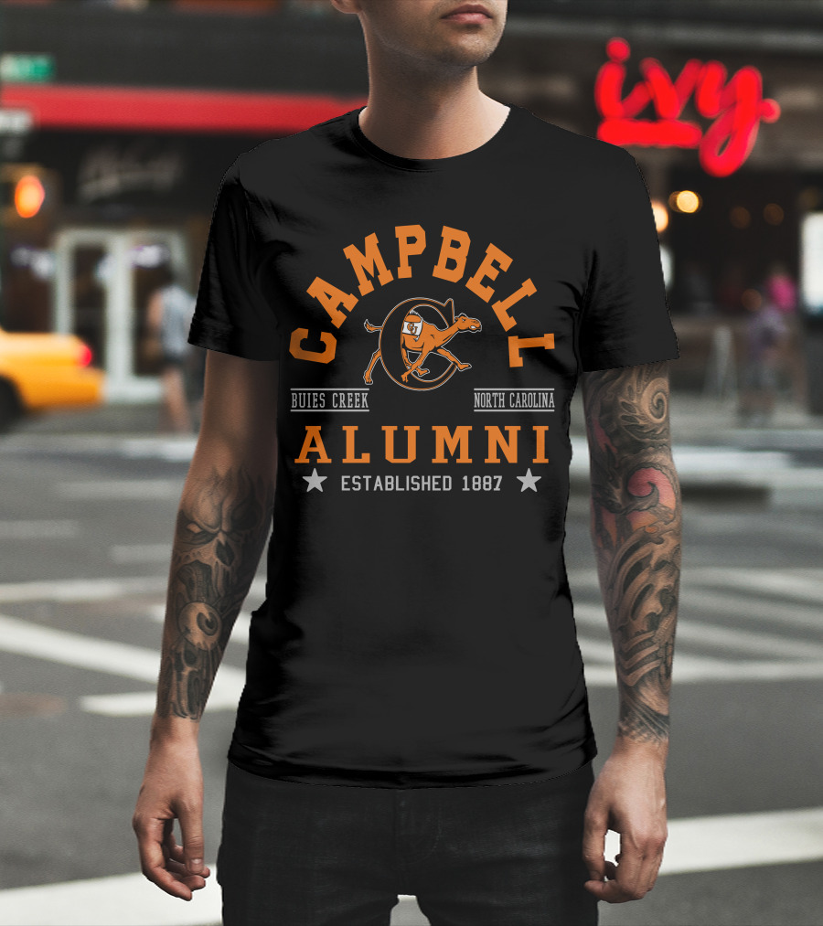 Campbell University Alumni Buies Creek North Carolina Established 1887 T-Shirt