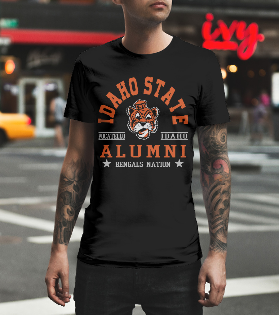 Idaho State Alumni Bengals Nation Pocatello Idaho T-Shirt