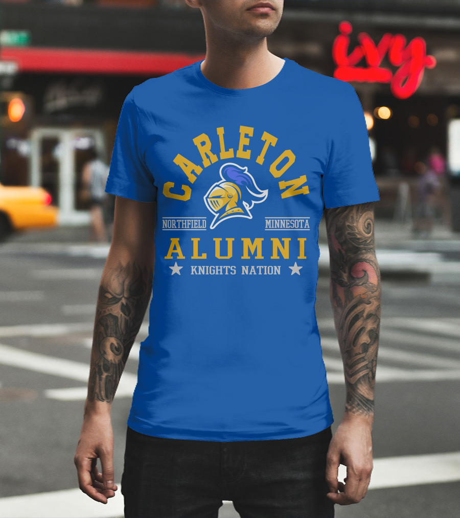 Carleton College Northfield Minnesota Alumni Knights Nation T-Shirt