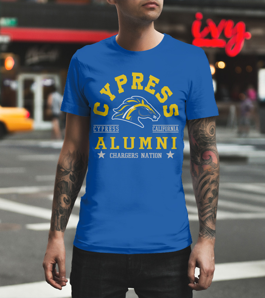 Cypress California Alumni Chargers Nation T-Shirt