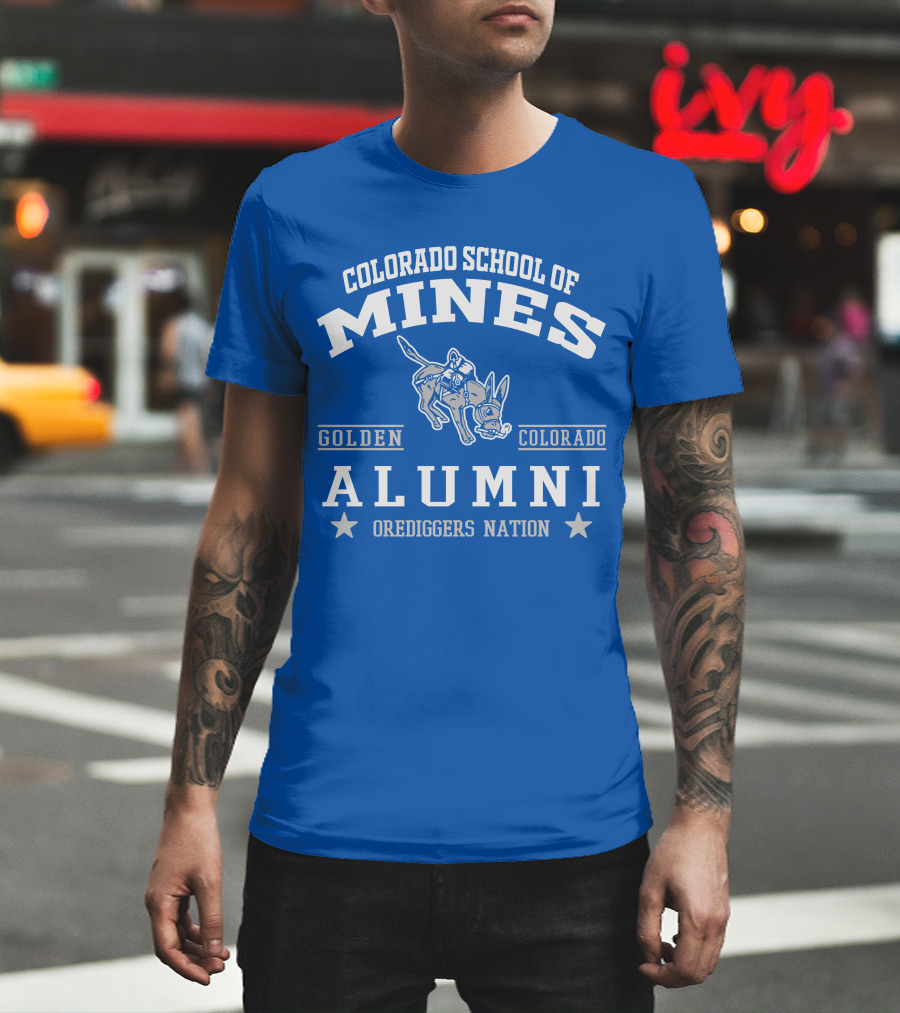 Colorado School Of Mines Alumni Golden Colorado Orediggers Nation T-Shirt