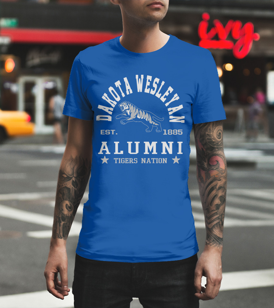 Dakota Wesleyan University Alumni Tigers Nation Est. 1885 T-Shirt