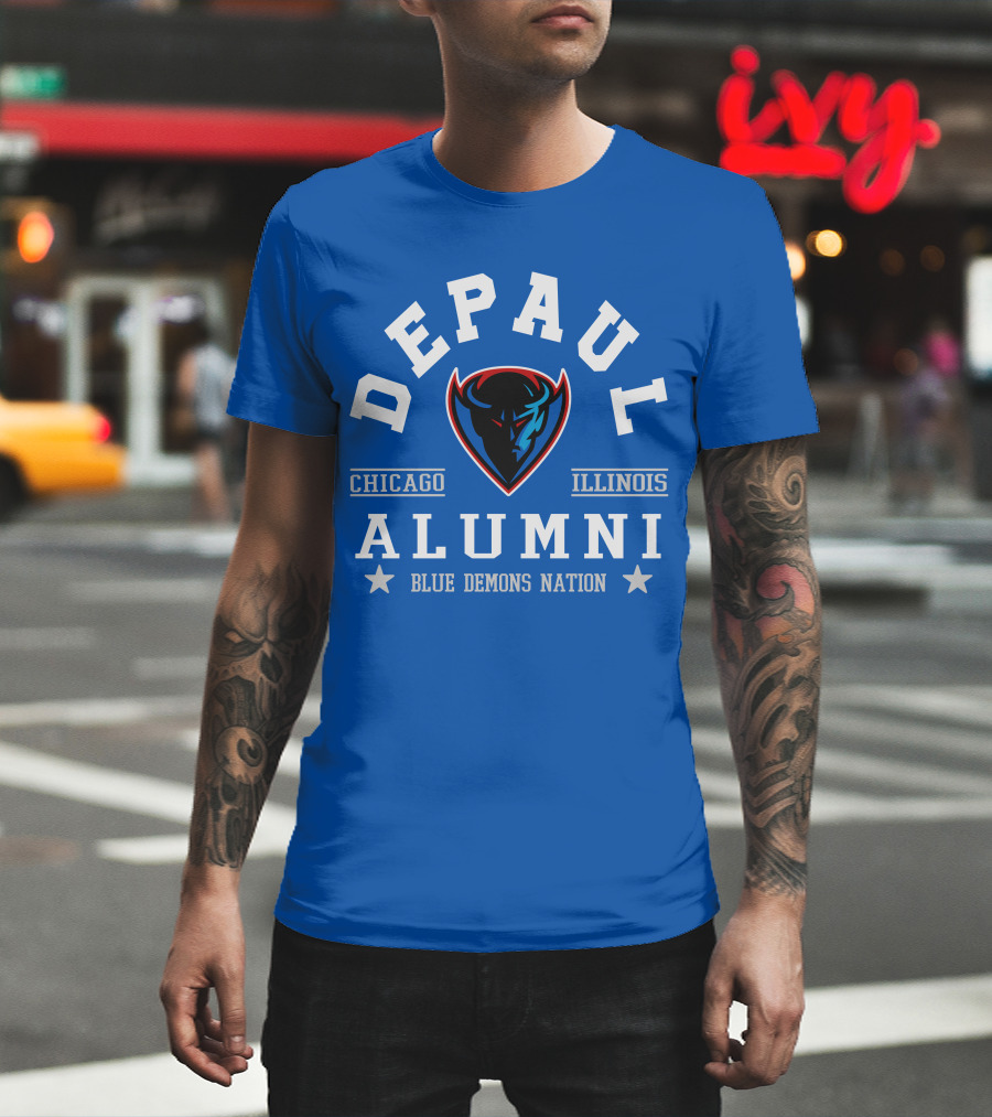 DePaul Alumni Chicago Illinois Blue Demons Nation T-Shirt
