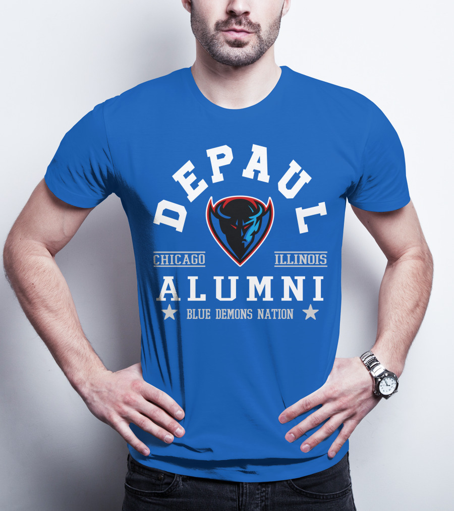 DePaul Alumni Chicago Illinois Blue Demons Nation T-Shirt