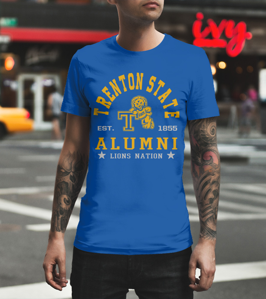 Trenton State College Alumni Lions Nation Est. 1855 T-Shirt