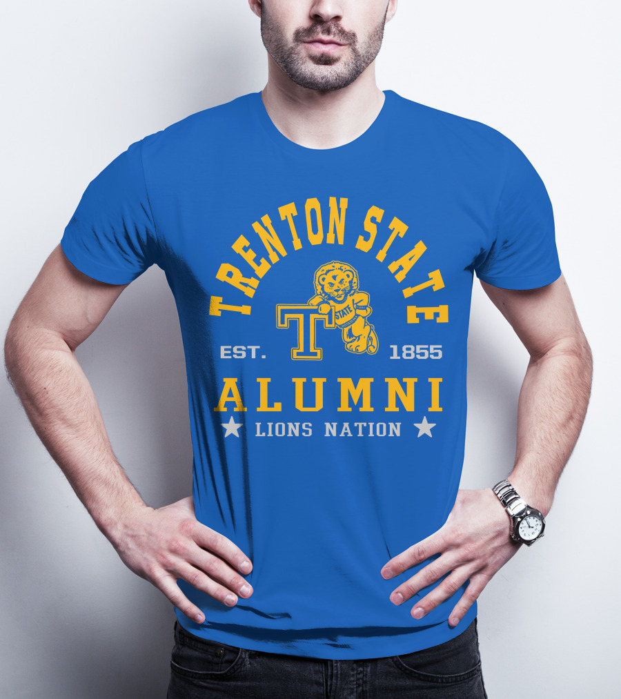 Trenton State College Alumni Lions Nation Est. 1855 T-Shirt