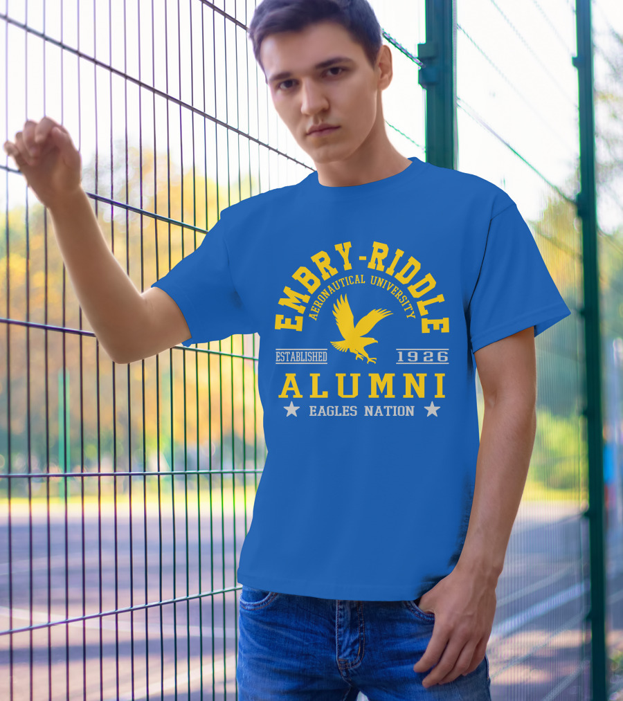 Embry-Riddle Aeronautical University Alumni Eagles Nation Established 1926 T-Shirt