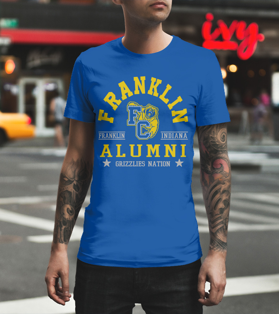 Franklin College Alumni Franklin Indiana Grizzlies Nation Fc T-Shirt