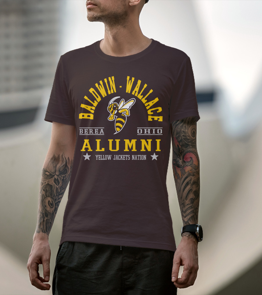 Baldwin Wallace Berea Ohio Alumni Yellow Jackets Nation T-Shirt