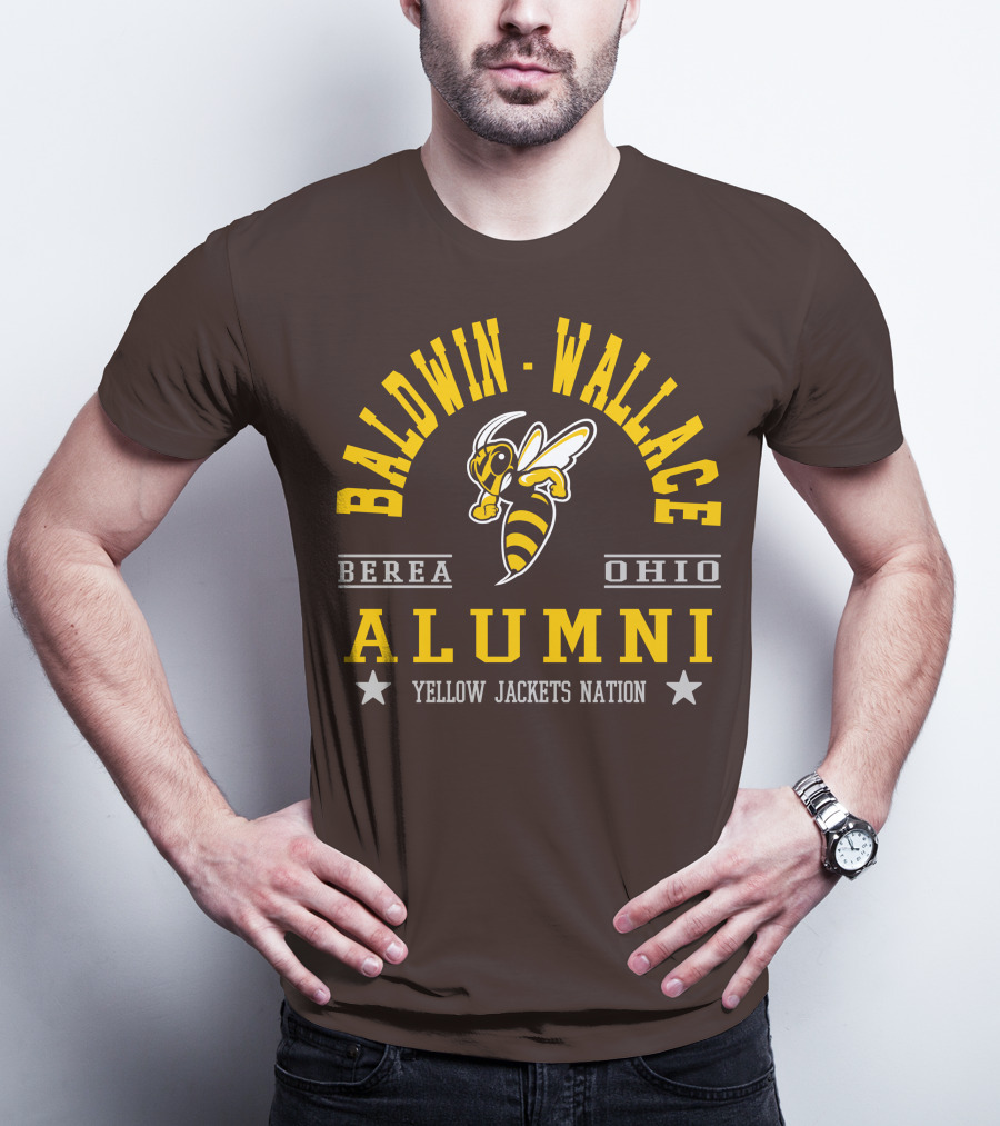 Baldwin Wallace Berea Ohio Alumni Yellow Jackets Nation T-Shirt