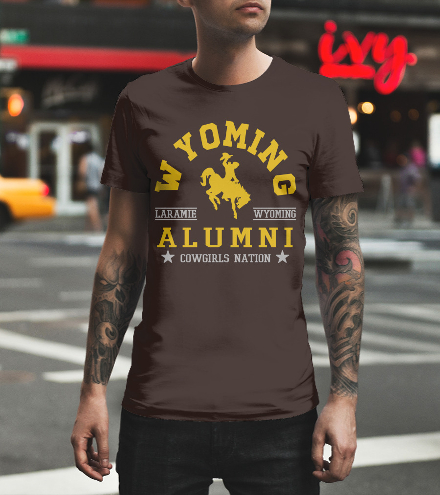 Wyoming Alumni Laramie Cowgirls Nation T-Shirt