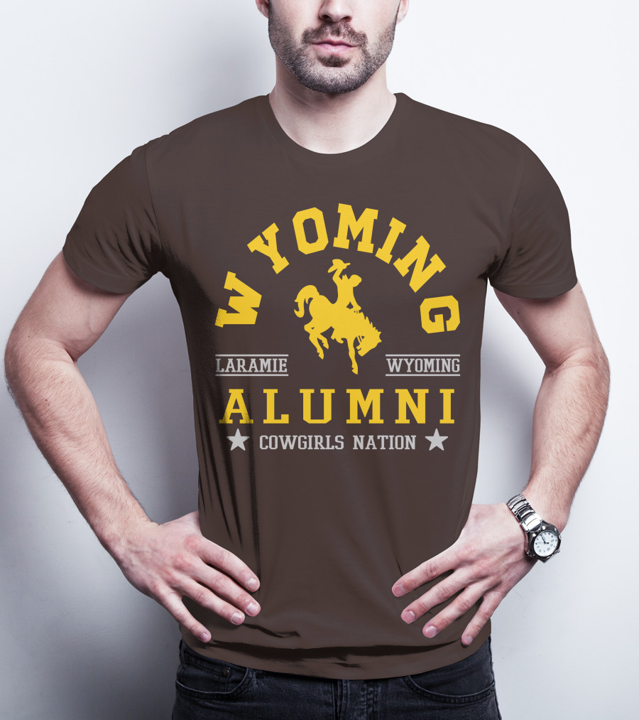 Wyoming Alumni Laramie Cowgirls Nation T-Shirt