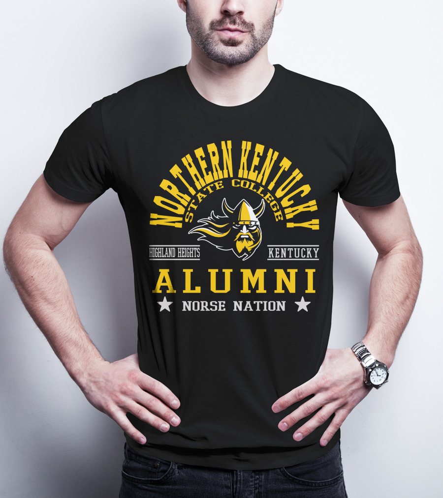 Northern Kentucky State College Alumni Norse Nation Highland Heights Kentucky T-Shirt
