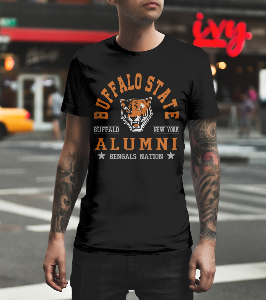 Buffalo State New York Alumni Bengals Nation T-Shirt