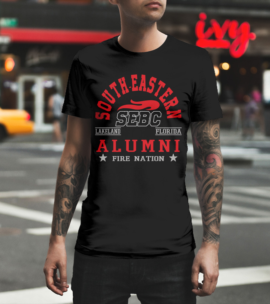 South-Eastern SEBC Lakeland Florida Alumni Fire Nation T-Shirt