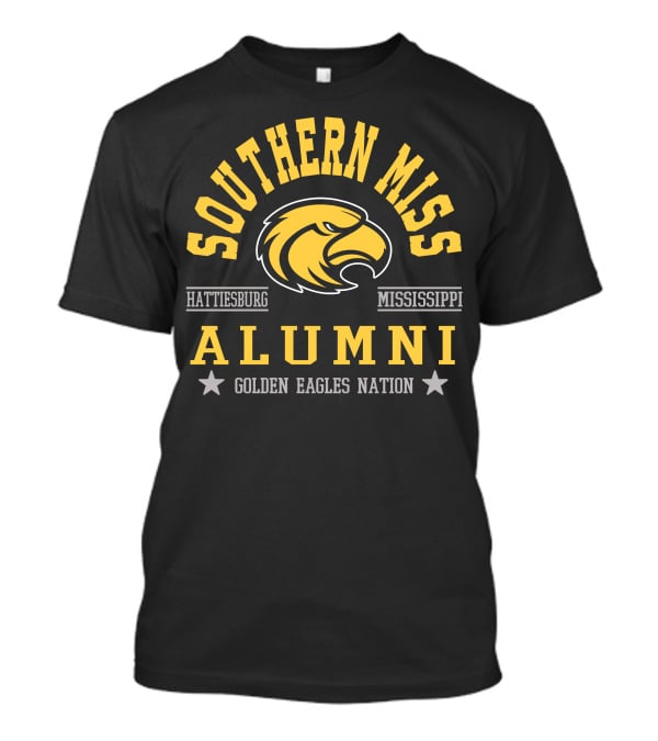 Southern Miss Alumni Golden Eagles Nation Hattiesburg Mississippi T-Shirt