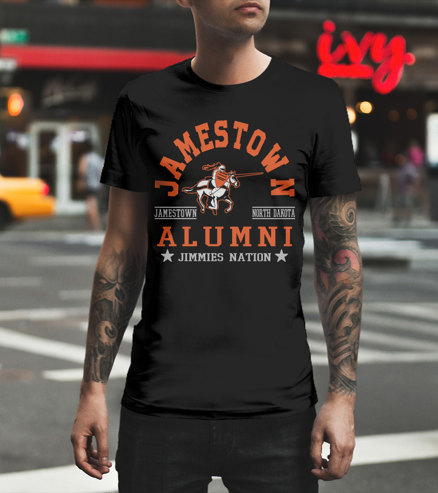 Jamestown College Alumni Jimmies Nation North Dakota T-Shirt
