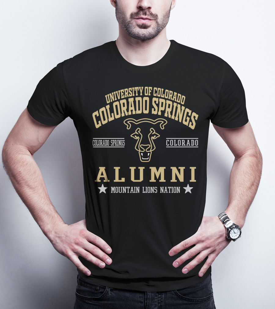 University Of Colorado Colorado Springs Alumni Mountain Lions Nation T-Shirt