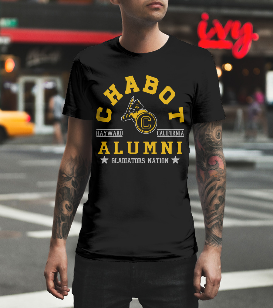 Chabot College Alumni Hayward California Gladiators Nation T-Shirt