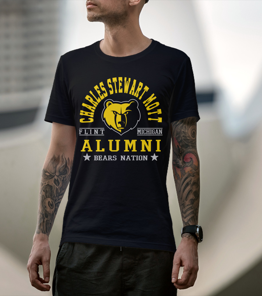 Charles Stewart Mott Flint Michigan Alumni Bears Nation T-Shirt