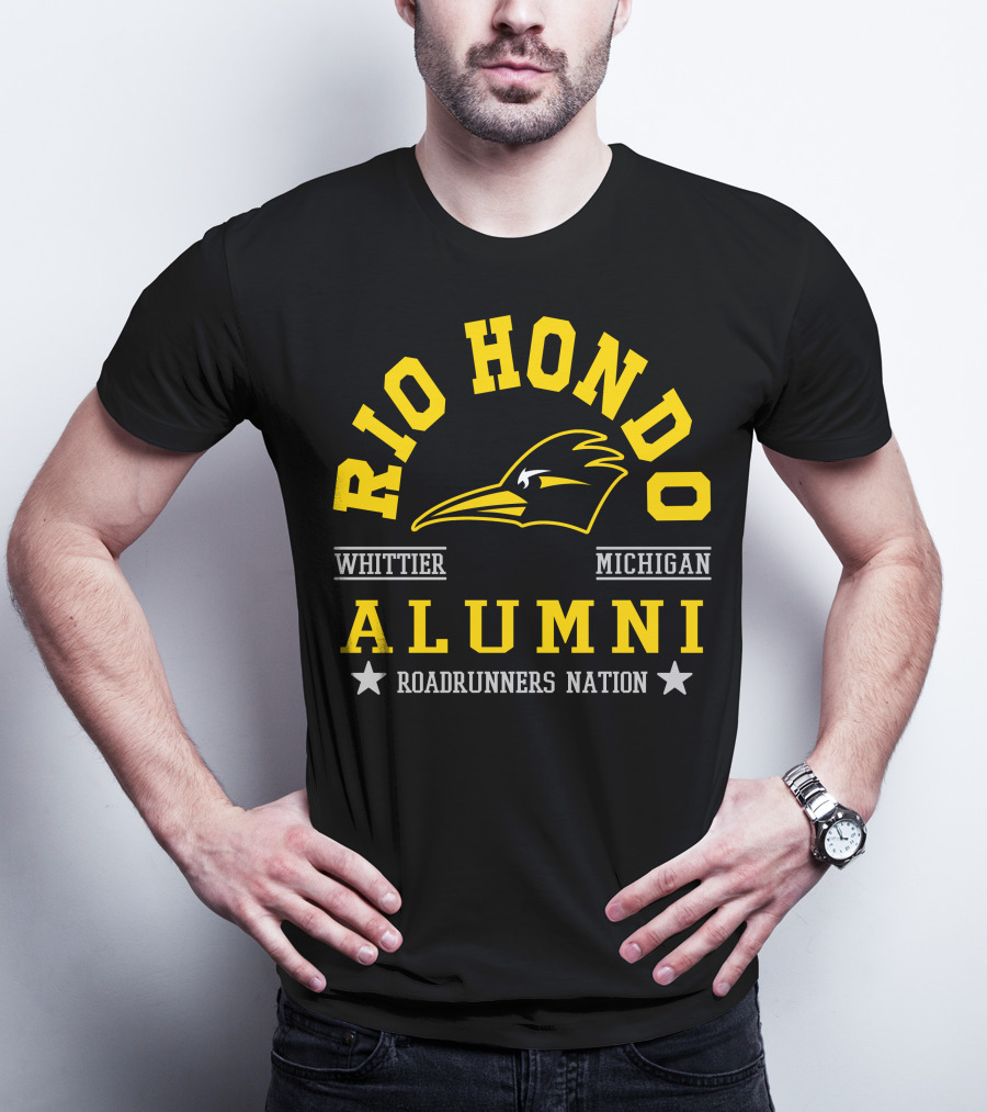 Rio Hondo Alumni Roadrunners Nation Whittier Michigan T-Shirt