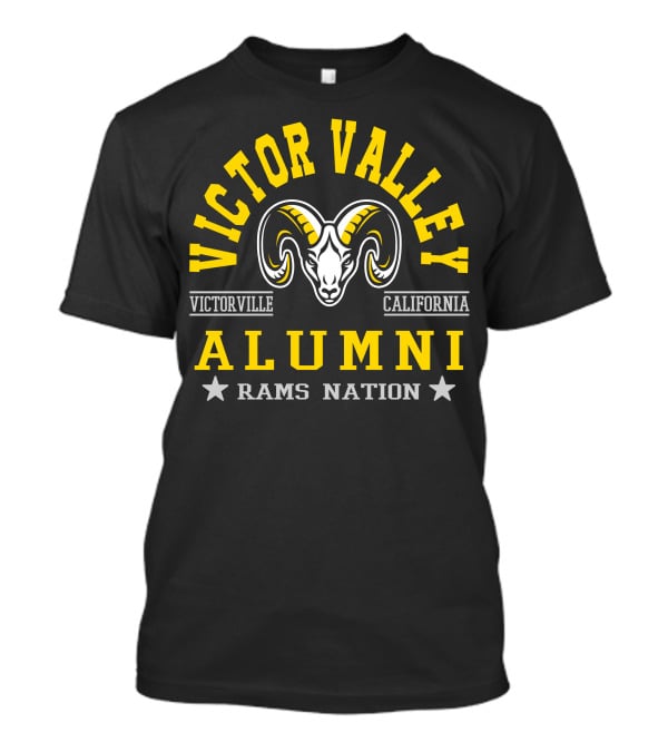 Victor Valley Alumni Victorville California Rams Nation T-Shirt