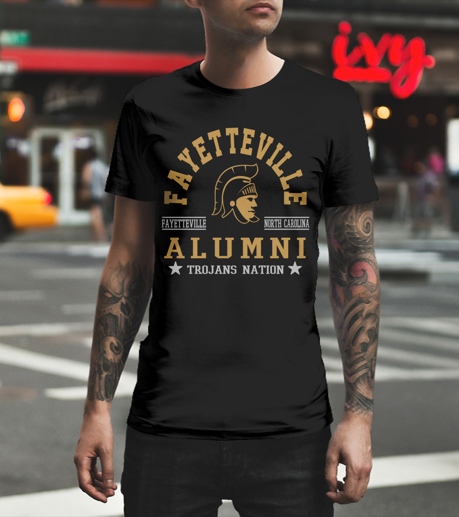 Fayetteville Alumni North Carolina Trojans Nation T-Shirt