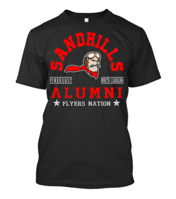 Sandhills Alumni Pinehurst North Carolina Flyers Nation T-Shirt