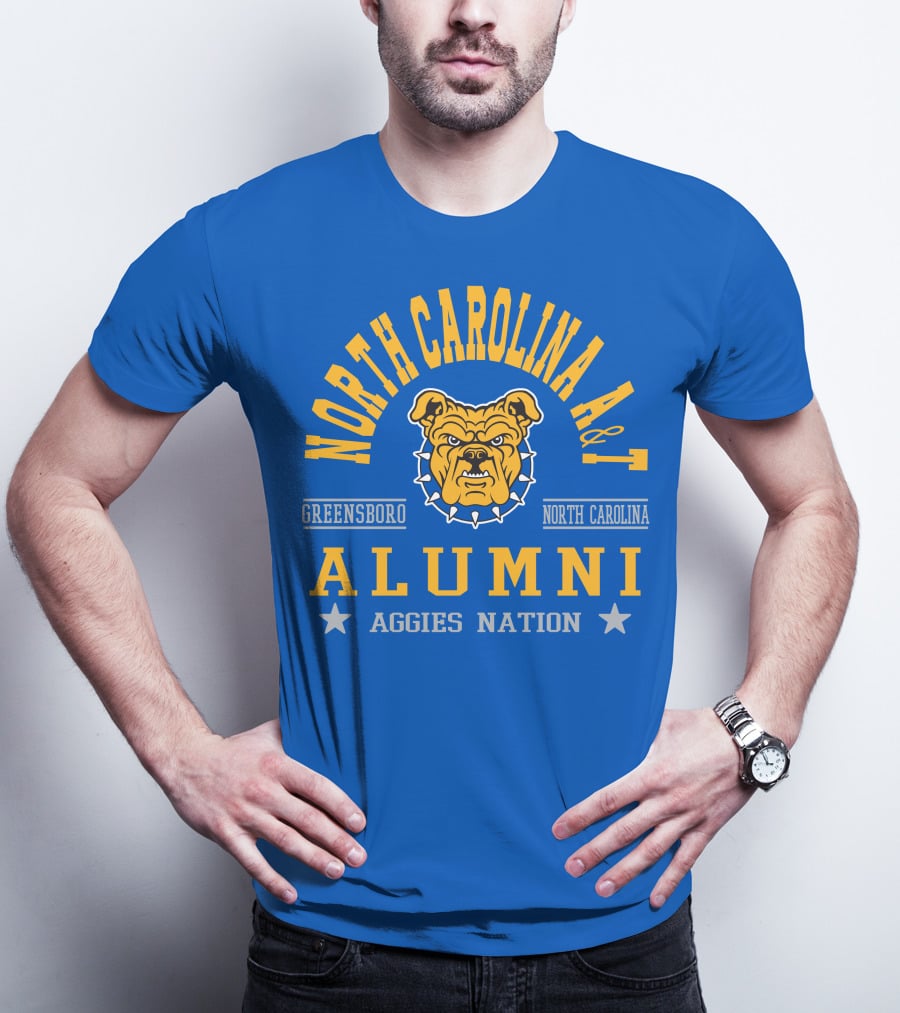North Carolina A&T Alumni Aggies Nation Greensboro North Carolina T-Shirt