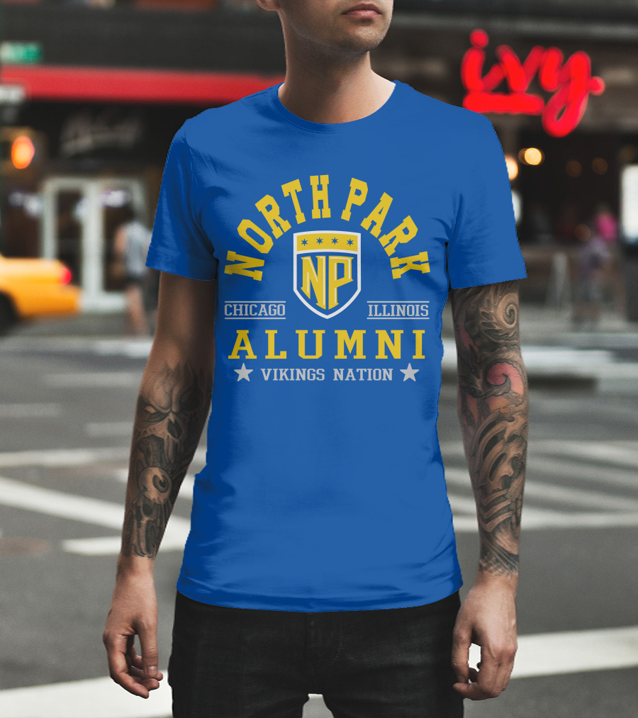 North Park Chicago Illinois Alumni Vikings Nation T-Shirt