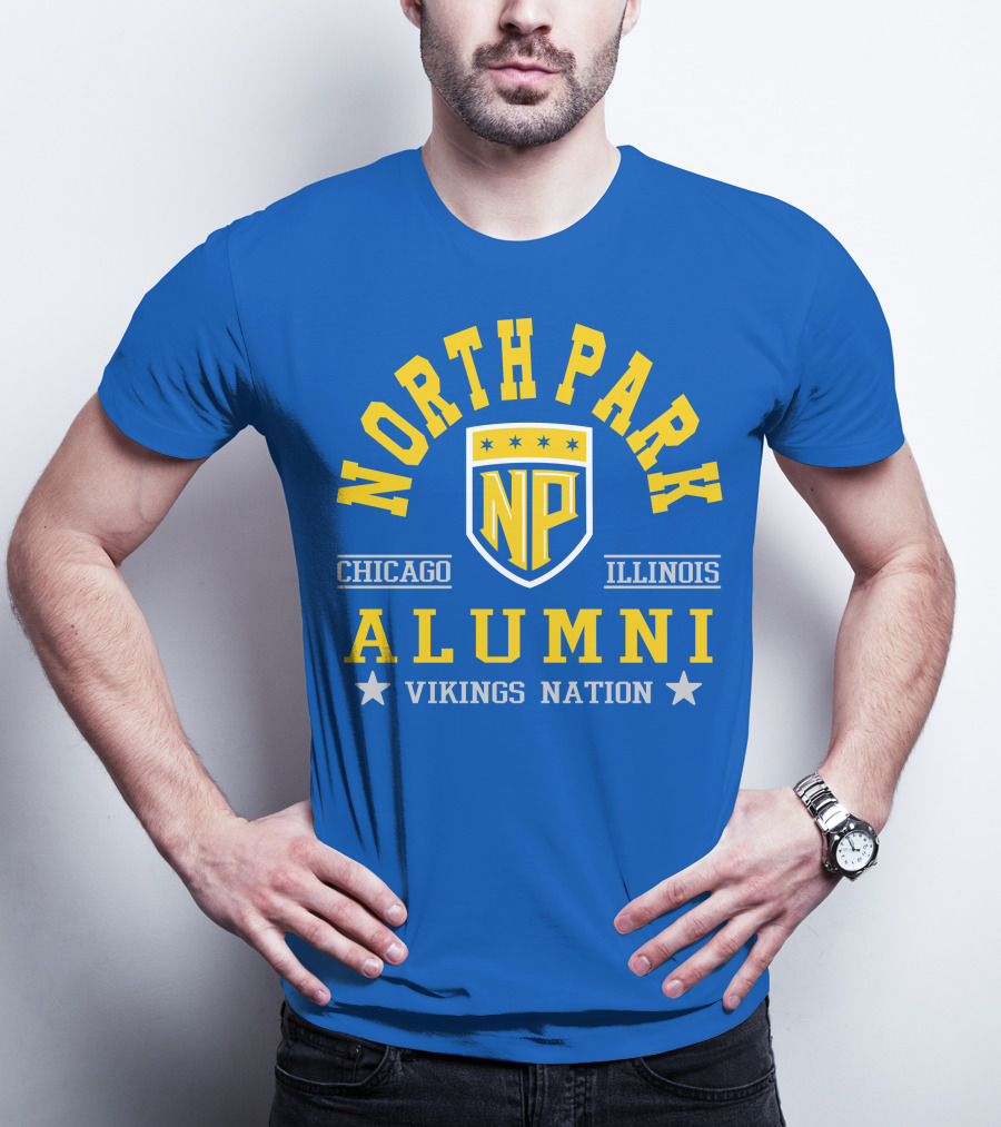 North Park Chicago Illinois Alumni Vikings Nation T-Shirt