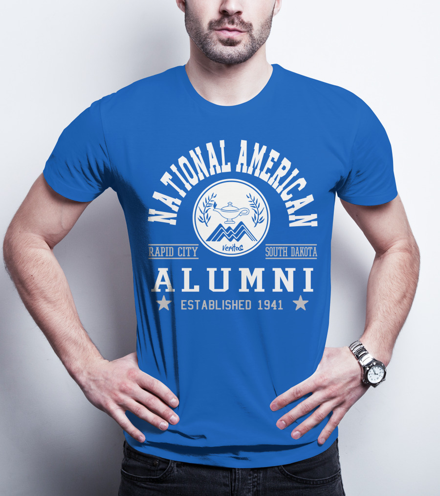 National American University Alumni Rapid City South Dakota Established 1941 T-Shirt
